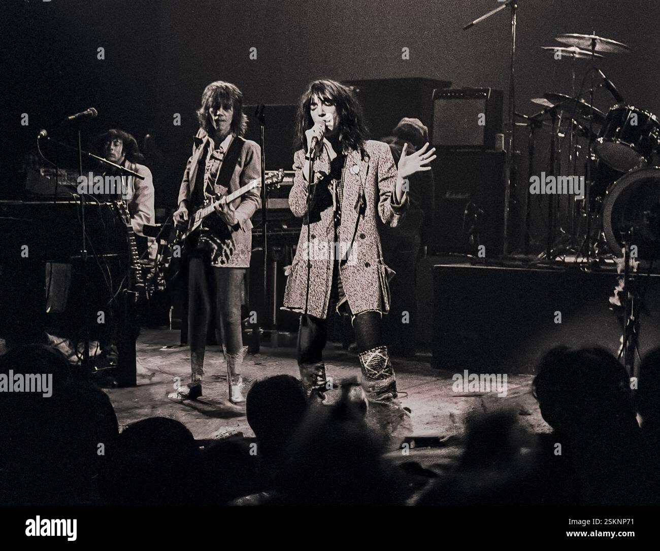 New York City, NY, USA, Punk Rock Performance, Patti Smith, Singing, in ...
