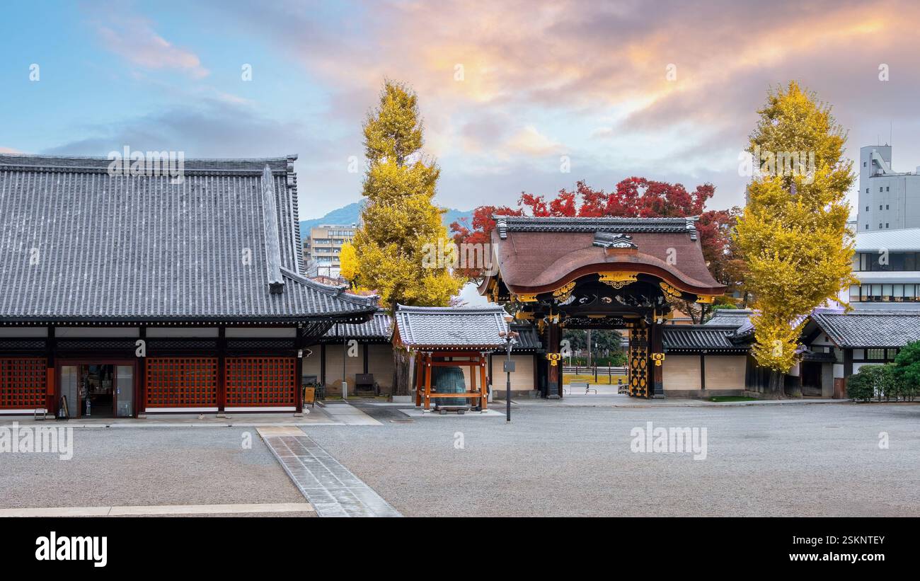 Kyoto, Japan - November 15 2024: Higashi Honganji temple situated at ...