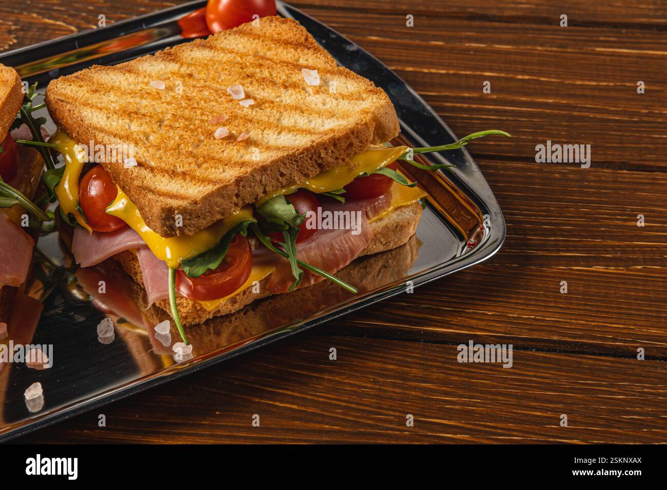 Food savory sandwich loaded hi-res stock photography and images - Alamy