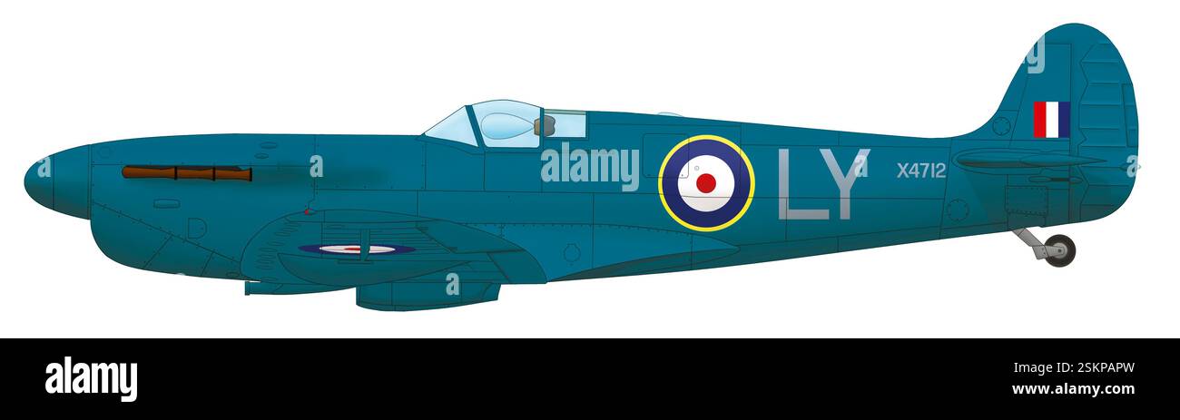 Supermarine Spitfire Mk I PR Type F (X4712) of No. 3 PRU, March 1941 ...