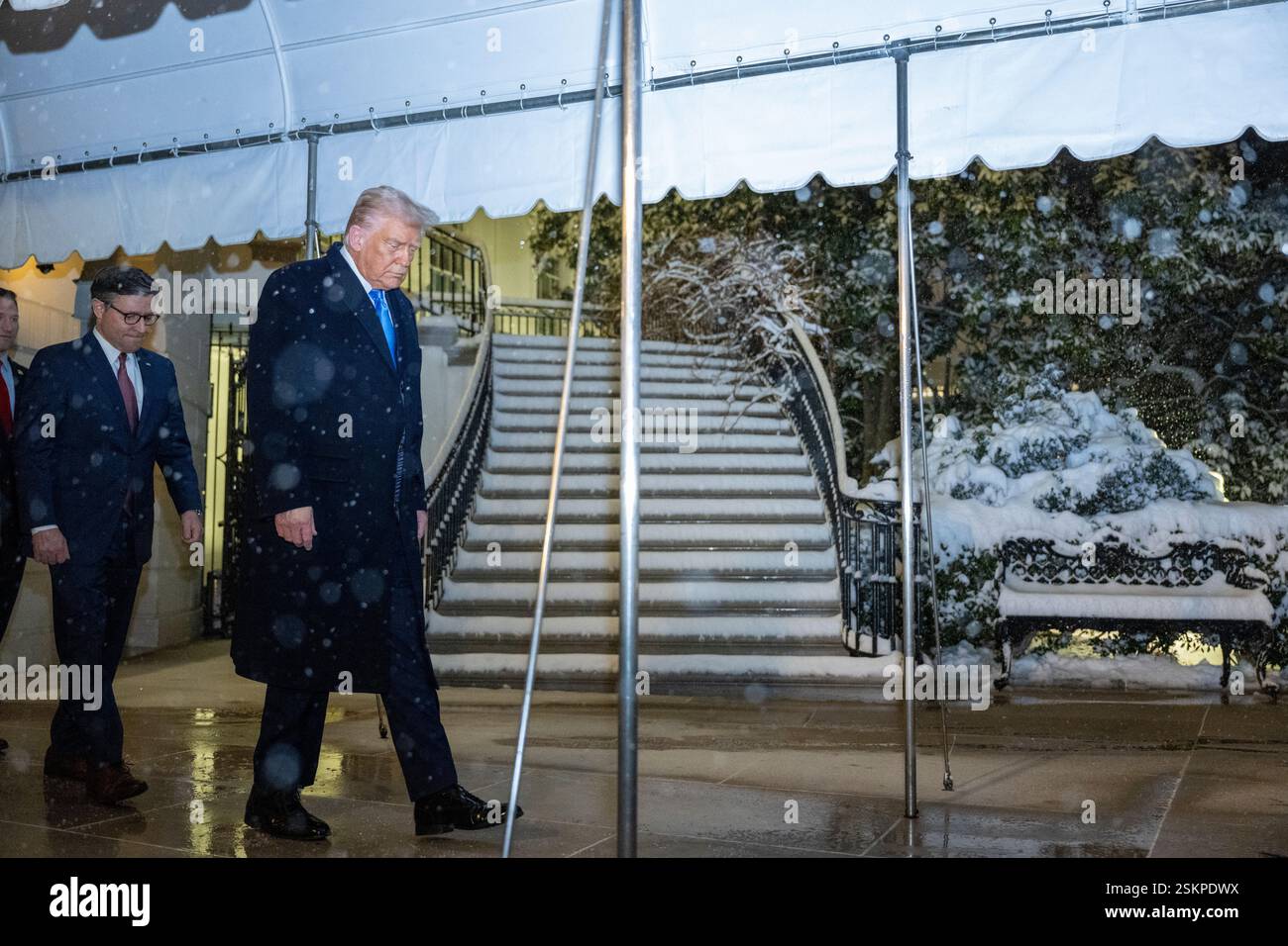 US President Donald Trump welcomes Mark Fogel, who was recently ...