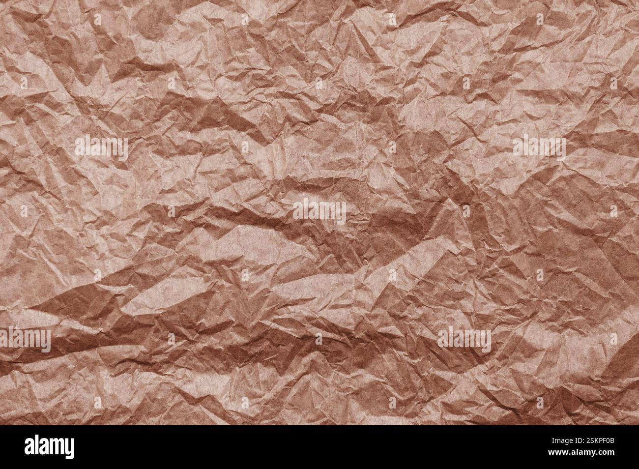 Elegant mocha mousse background on crumpled kraft paper texture. Mocha ...