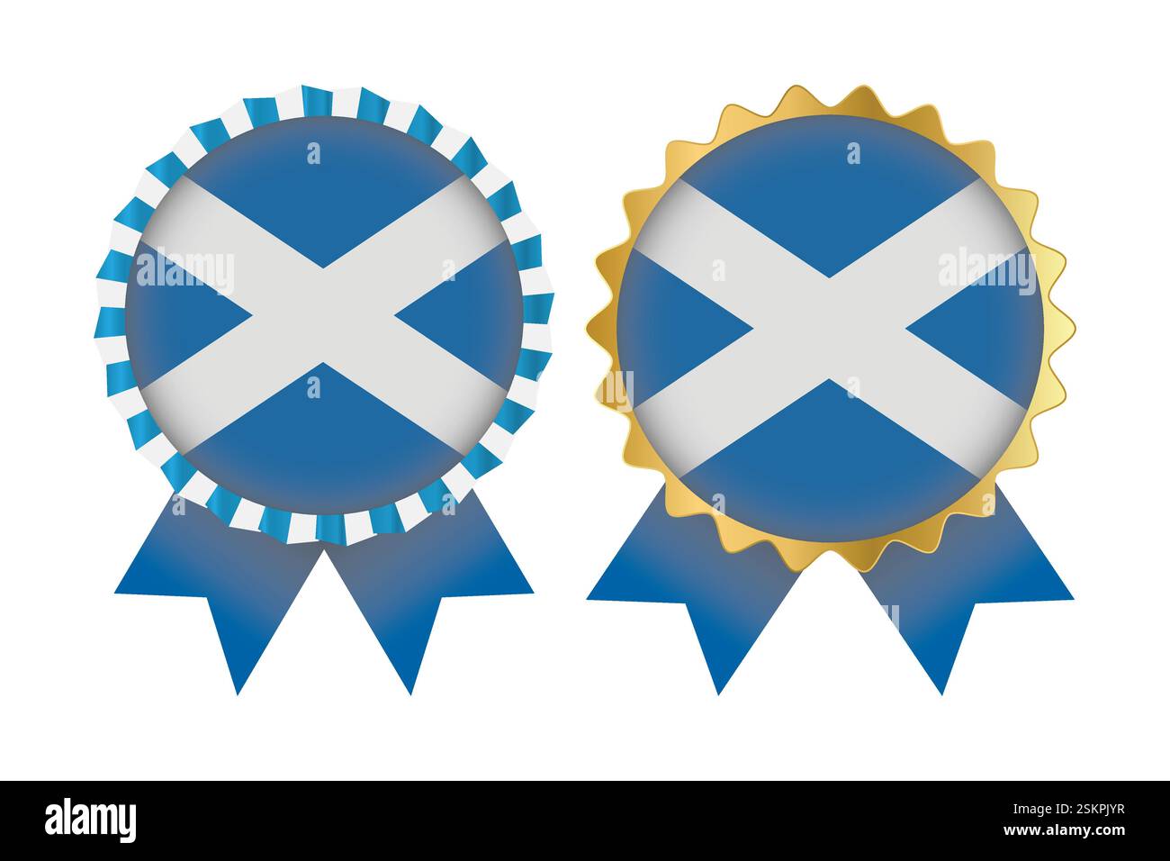 Vector Medal Set Designs of Scotland Template Stock Vector Image & Art ...
