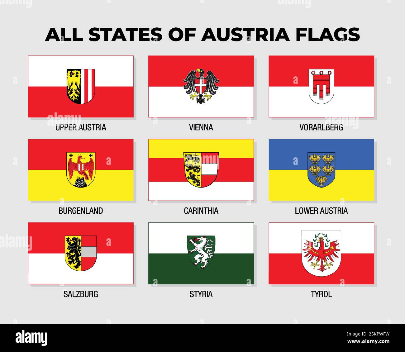 Vorarlberg coat of arms Stock Vector Images - Alamy