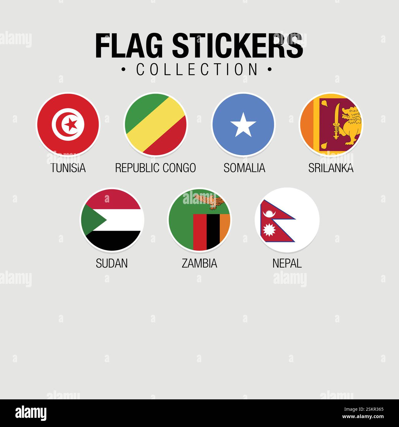 The flags of the world and their names Stock Vector Images - Alamy