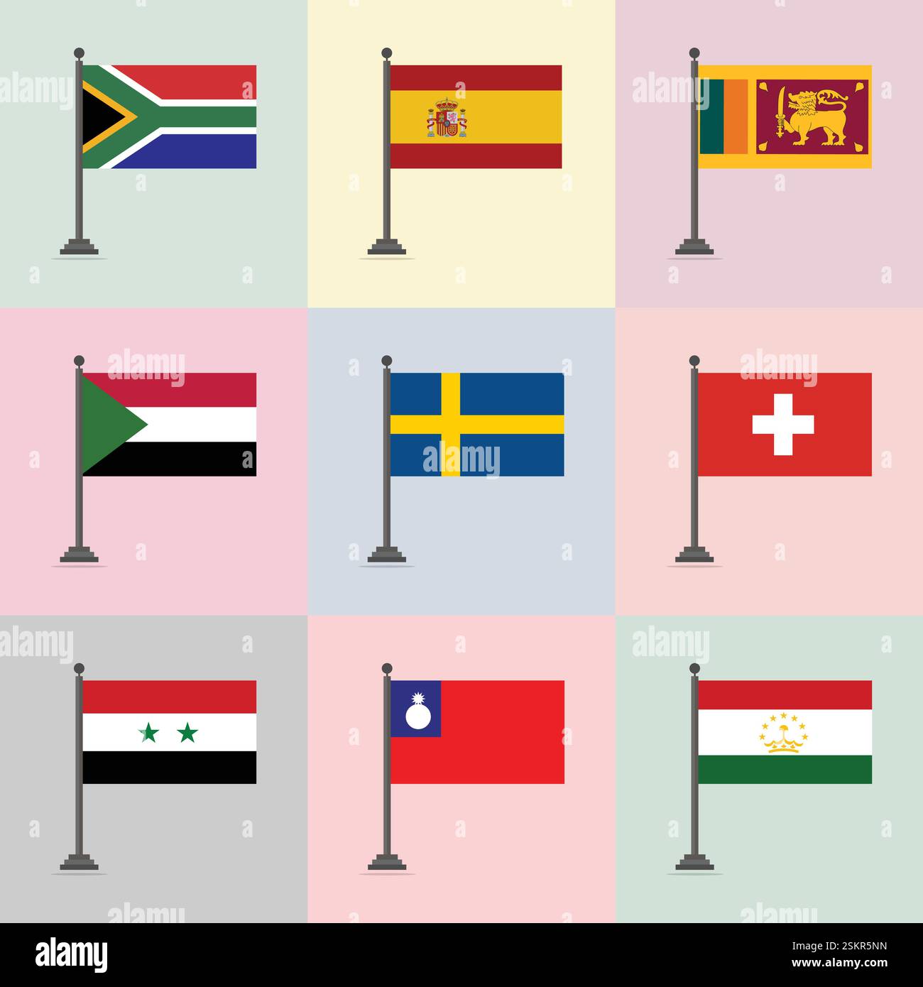 Uruguay sudan flag Stock Vector Images - Alamy