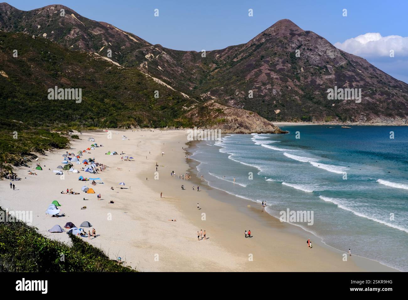 Camping on Tai Long Wan beach in Sai Kung, Hong Kong Stock Photo - Alamy