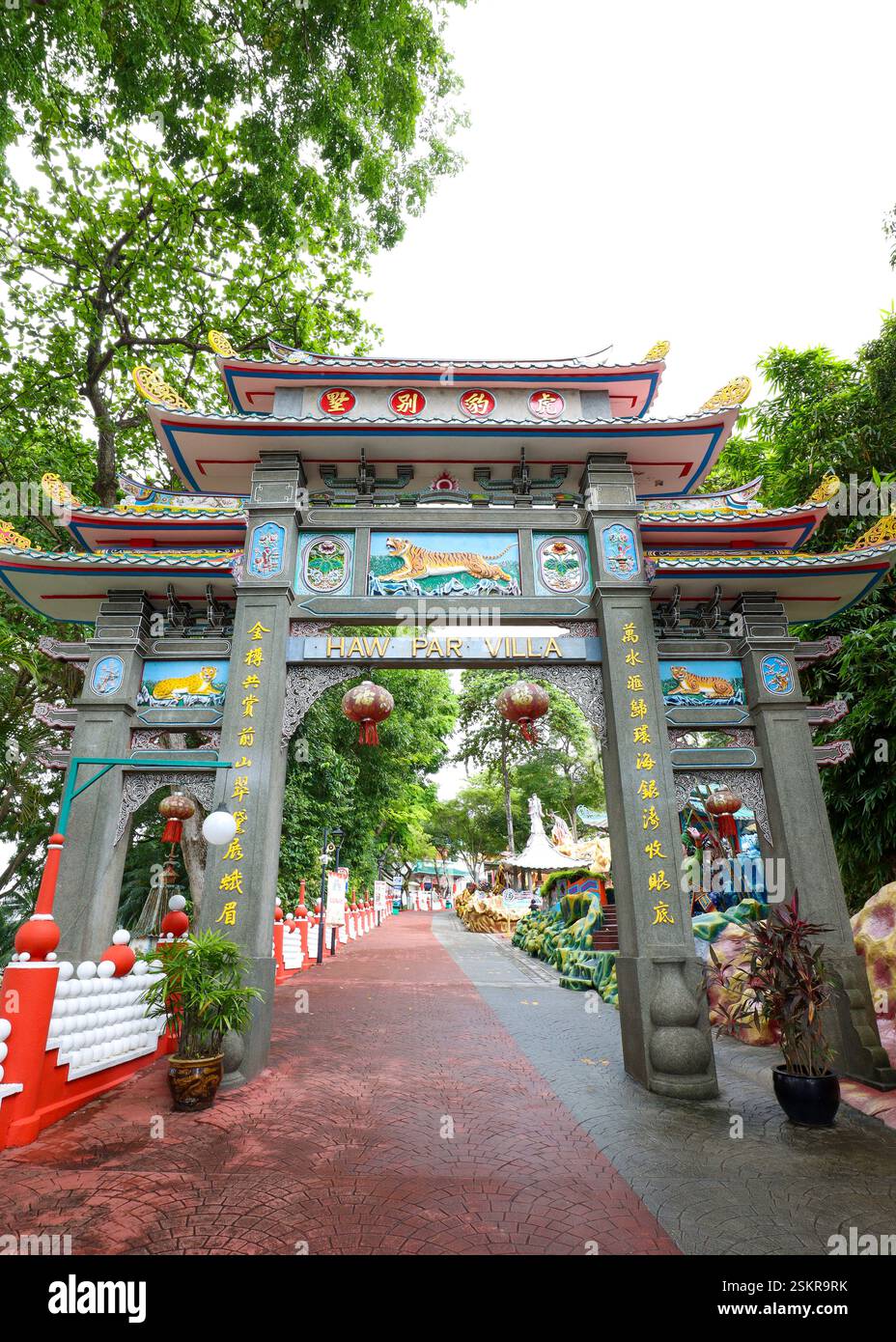 Haw Par Villa, also known as the Tiger Balm Garden, Singapore Stock ...