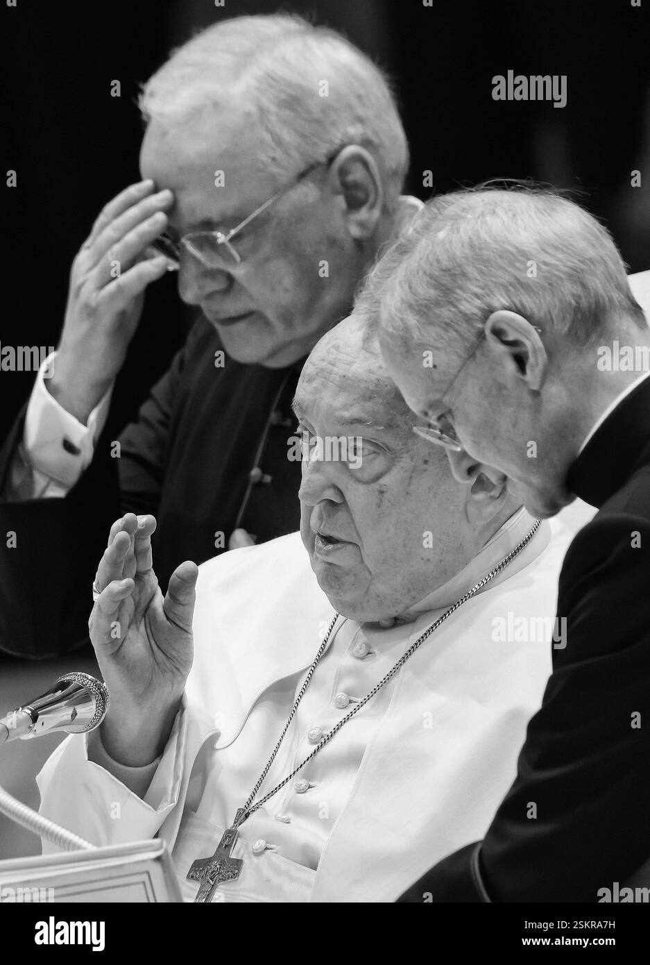 February 12, 2025 - Vatican City. POPE FRANCIS during the wednesday ...