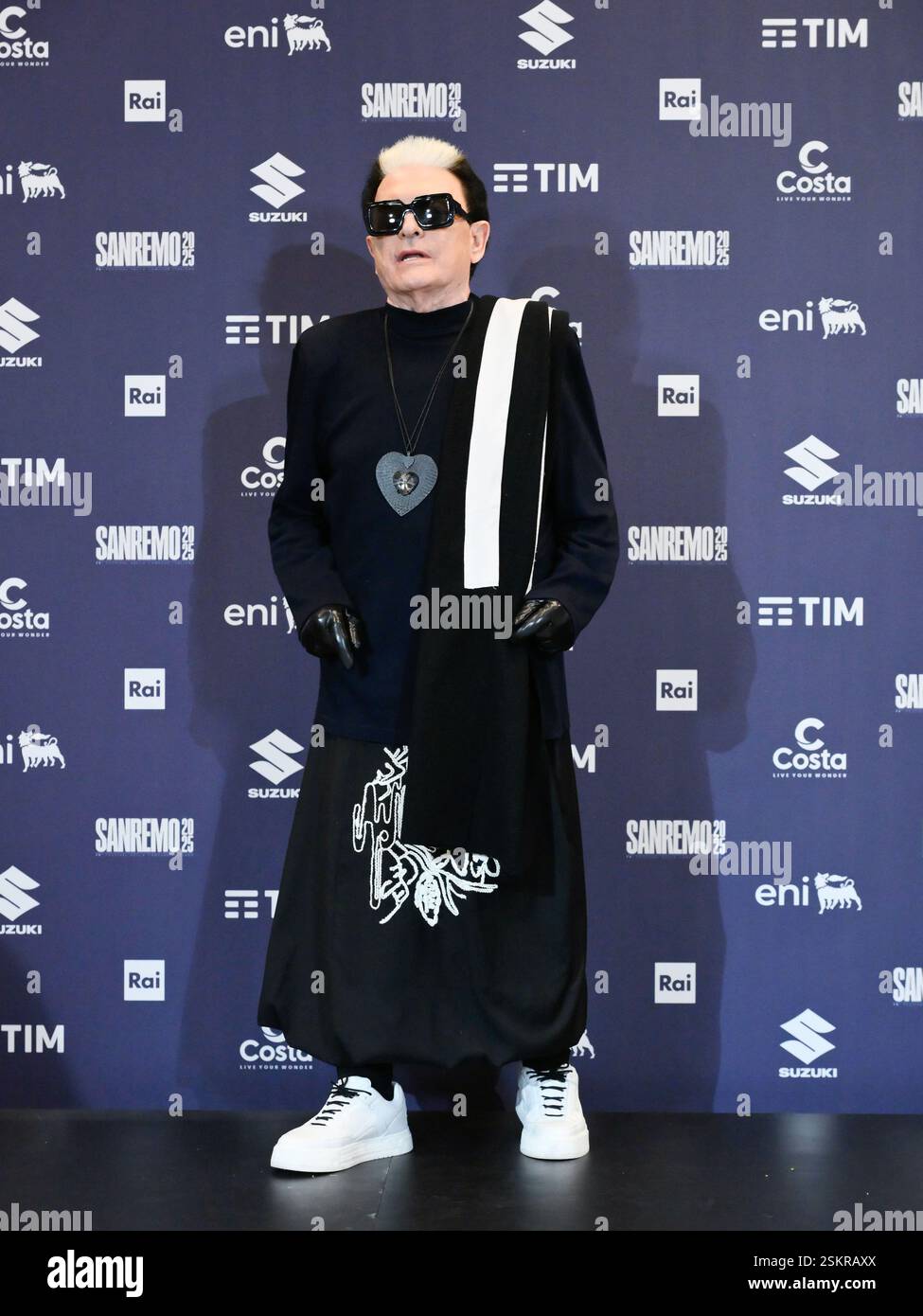 Sanremo, 75th Italian Song Festival 2025 - Hosts Photocall. In the ...