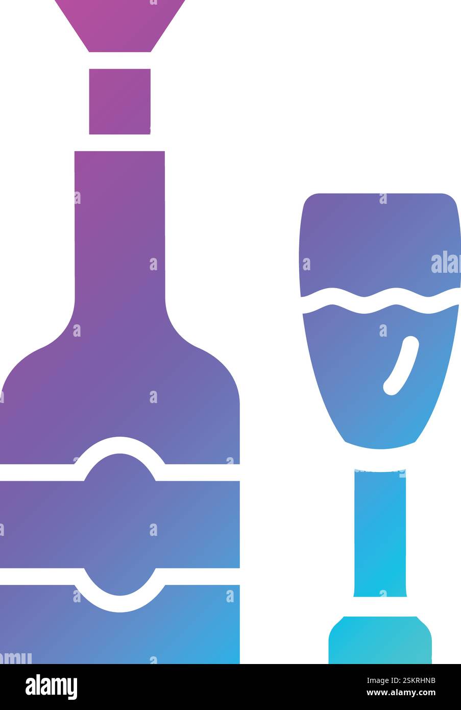 Champange bottle Stock Vector Images - Alamy