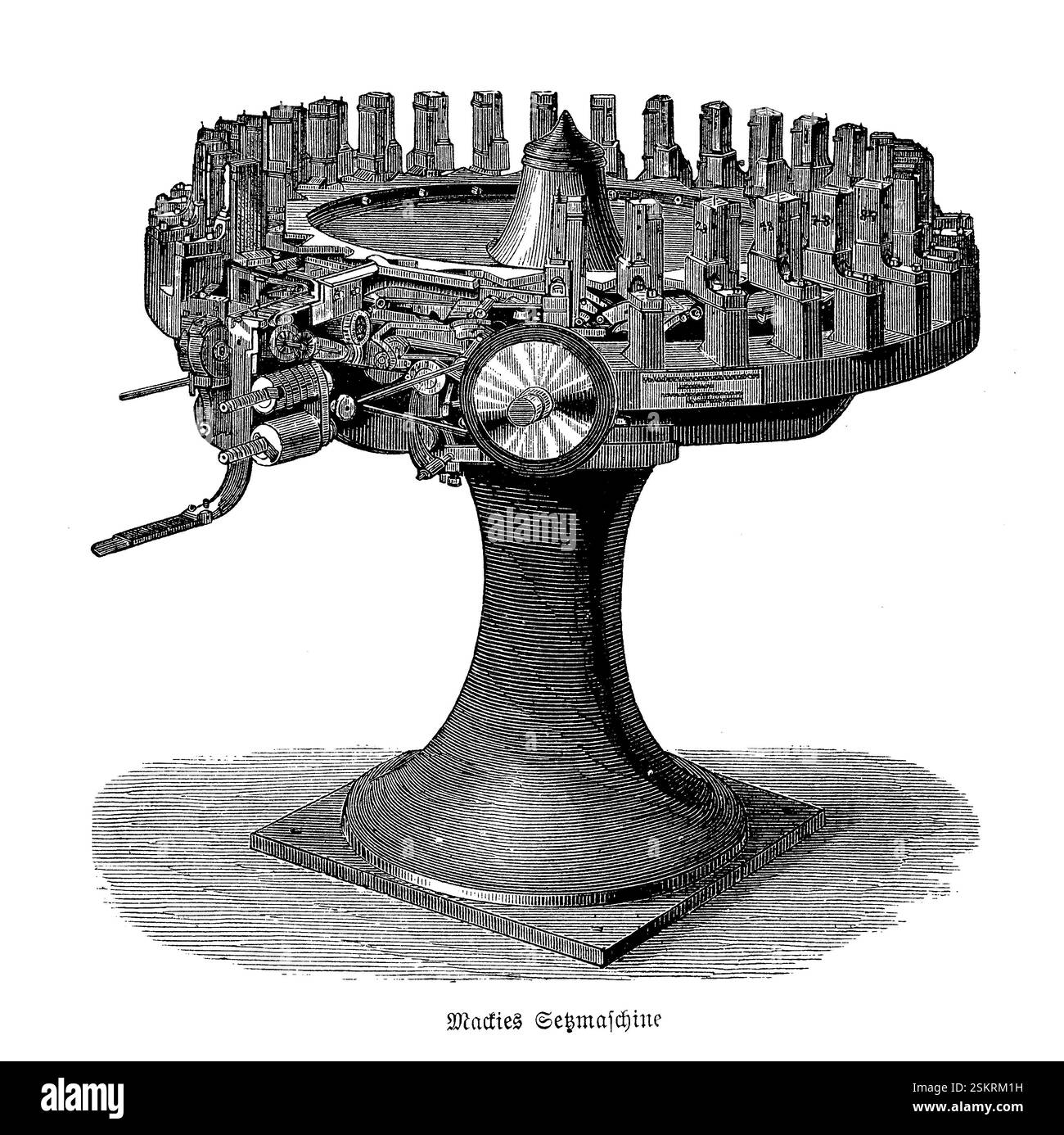 Mackie's manifold type-setting machine to supply duplicate columns to ...