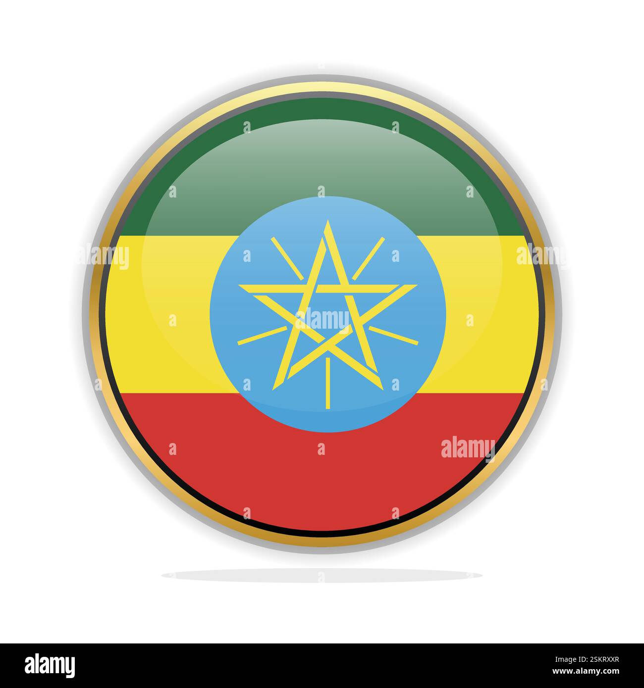 Flag round ethiopia hi-res stock photography and images - Alamy