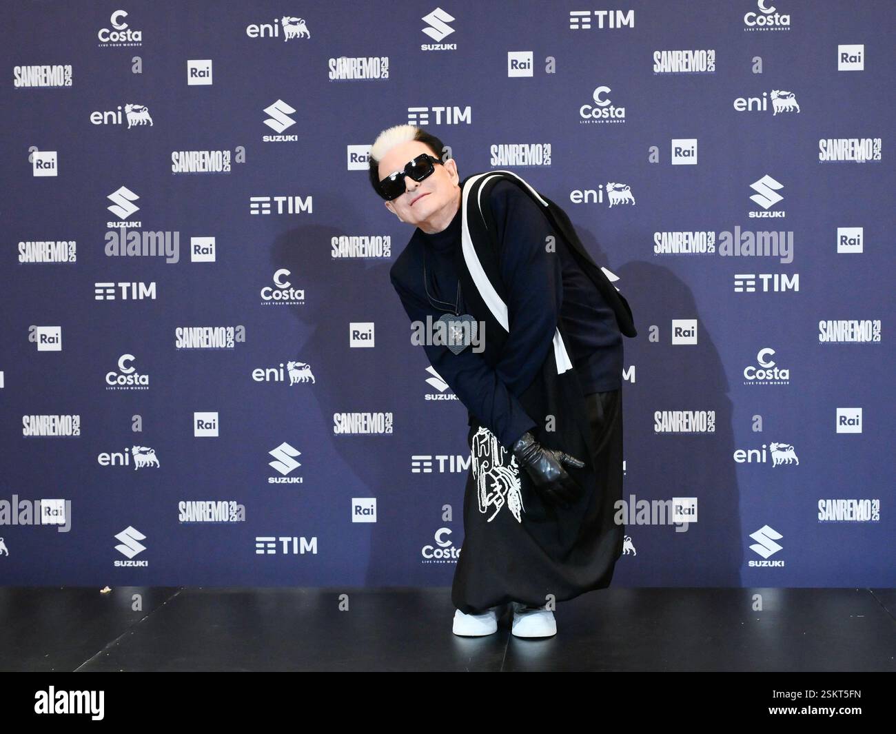 Sanremo, 75th Italian Song Festival 2025 - Hosts Photocall. In the ...