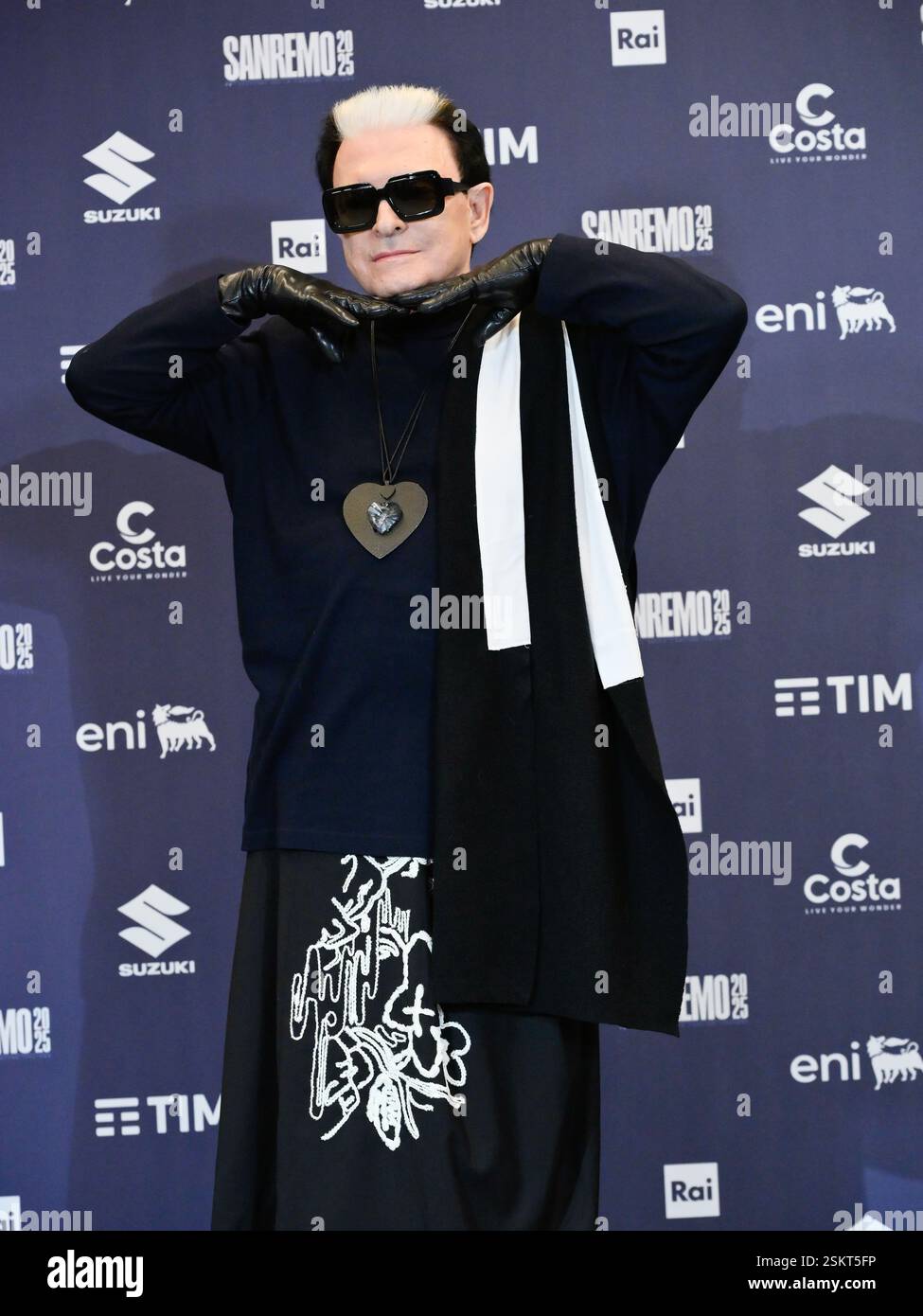 Sanremo, 75th Italian Song Festival 2025 - Hosts Photocall. In the ...