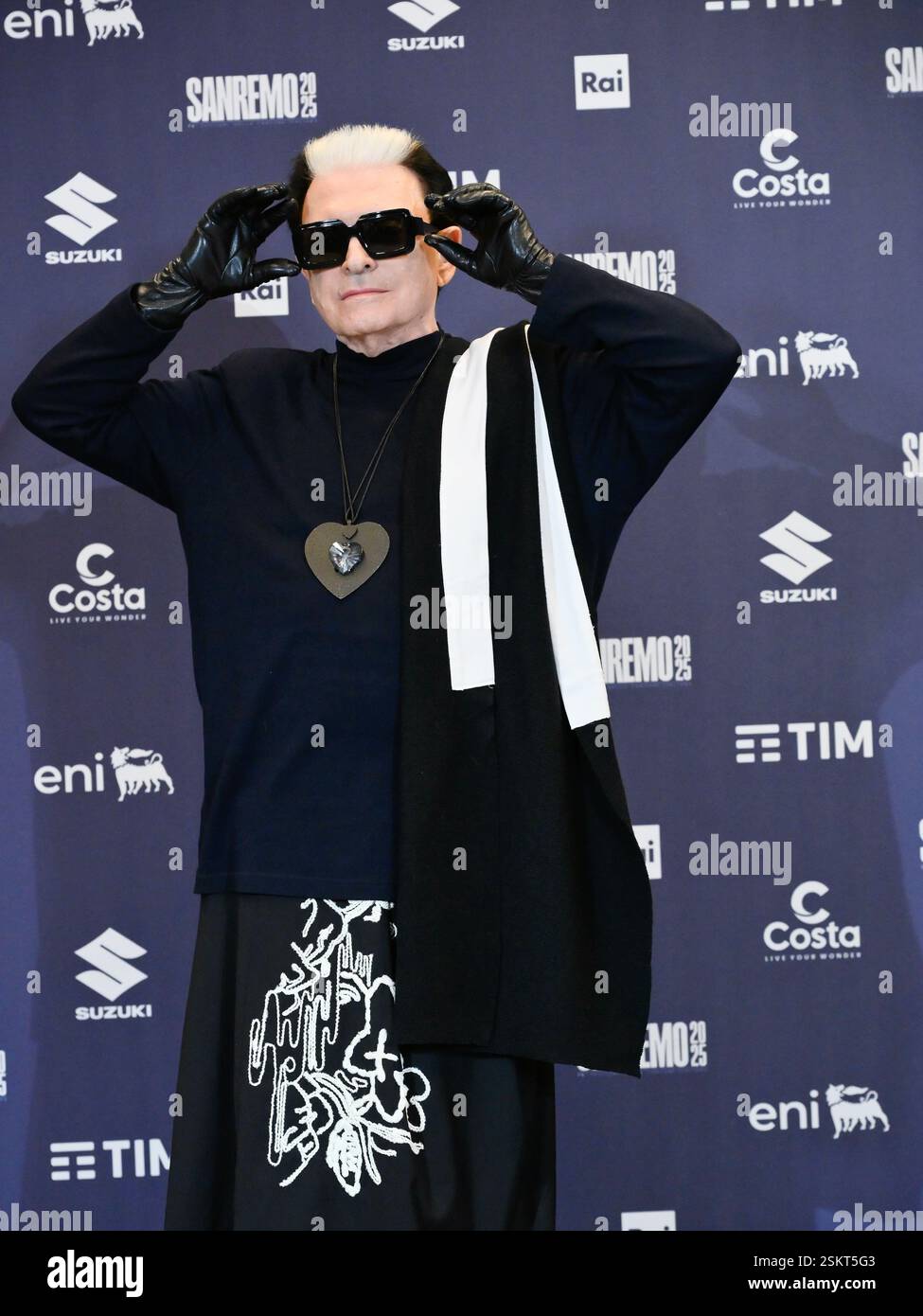 Sanremo, 75th Italian Song Festival 2025 - Hosts Photocall. In the ...