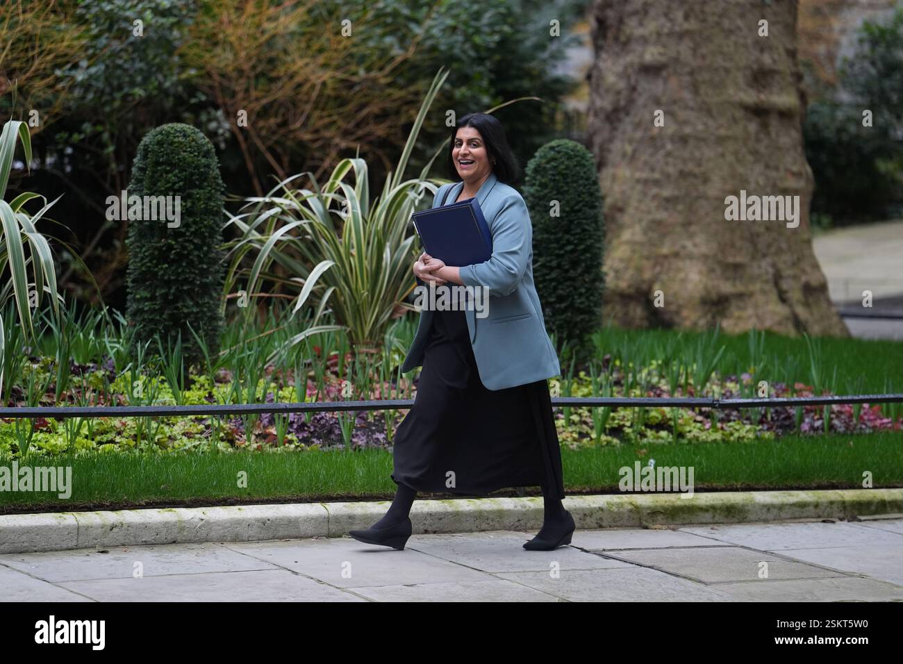 Justice Secretary Shabana Mahmood arriving at Downing Street in central ...
