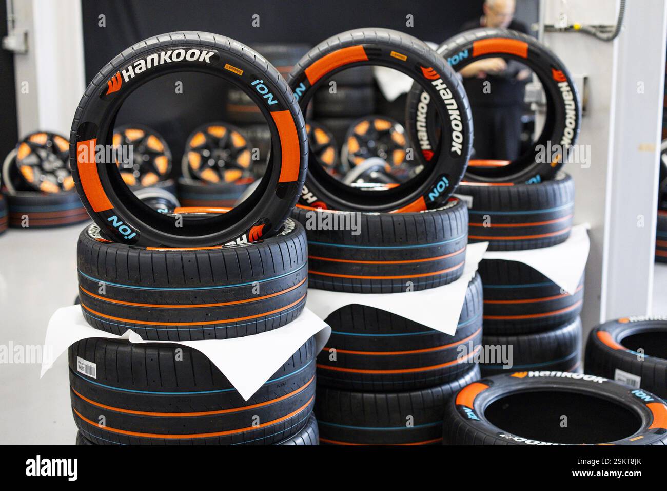 Jeddah, Saudi Arabia, 12/02/2025, Hankook, tyre, tires during the ...
