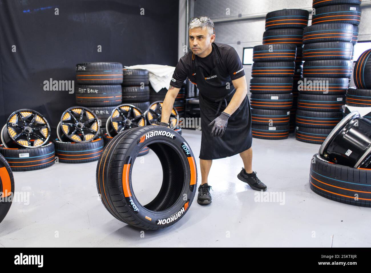 Jeddah, Saudi Arabia, 12/02/2025, Hankook, tyre, tires during the ...