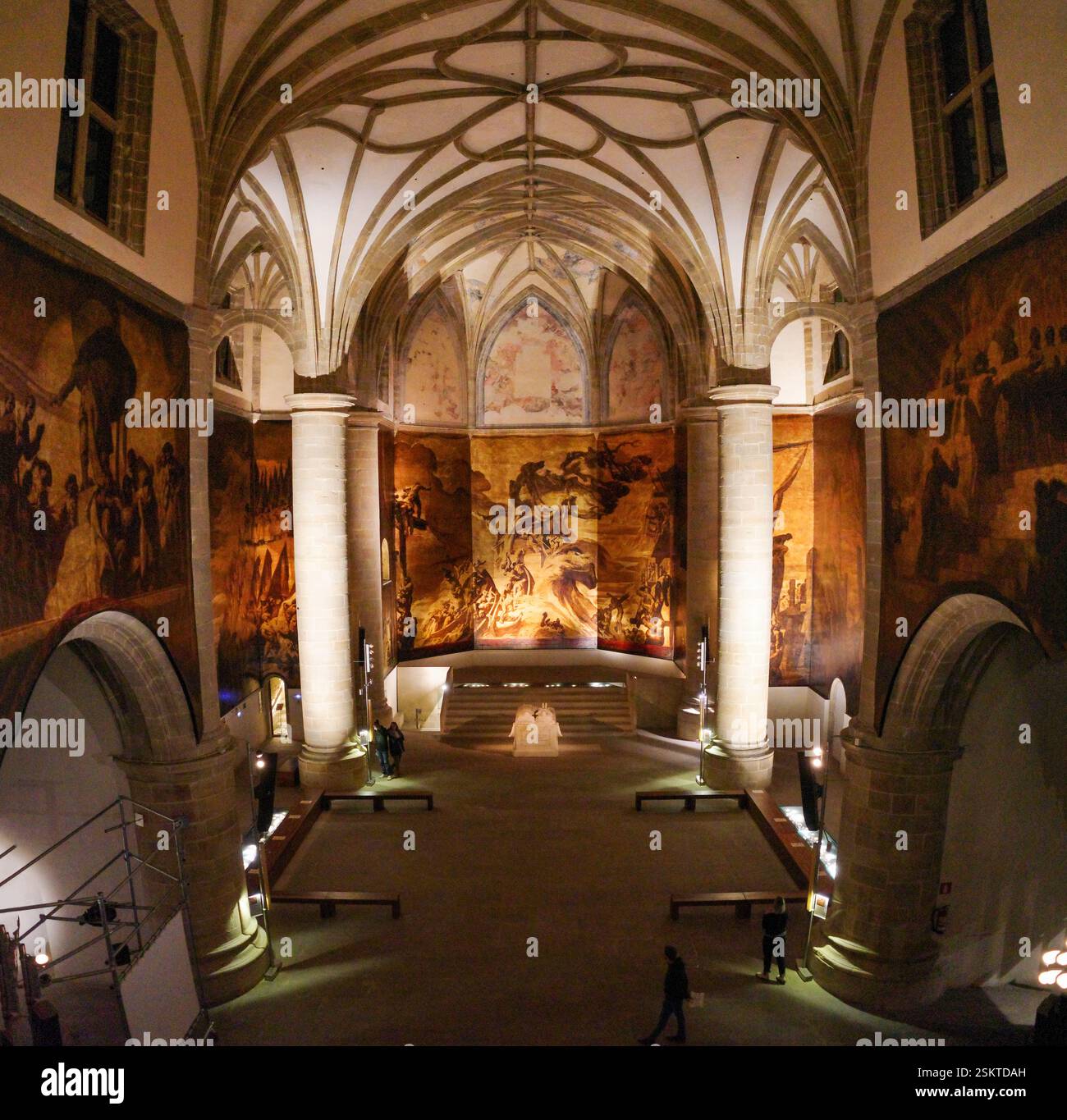 San Sebastian, Spain - 9 Feb 2025: Painting by Josep Maria Sert in the ...