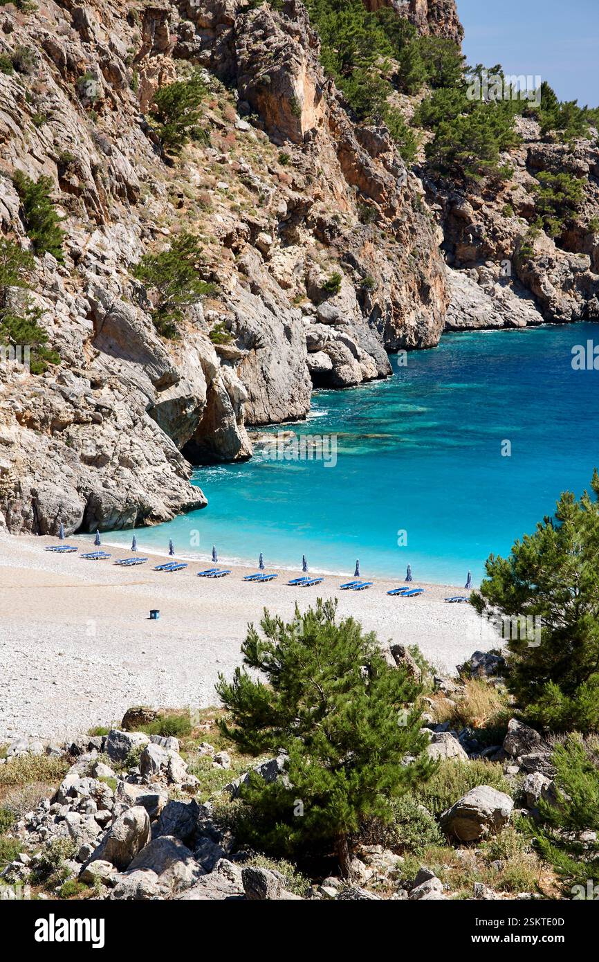 Ahata beach, Karpathos island in South Aegean sea, Greece Stock Photo ...