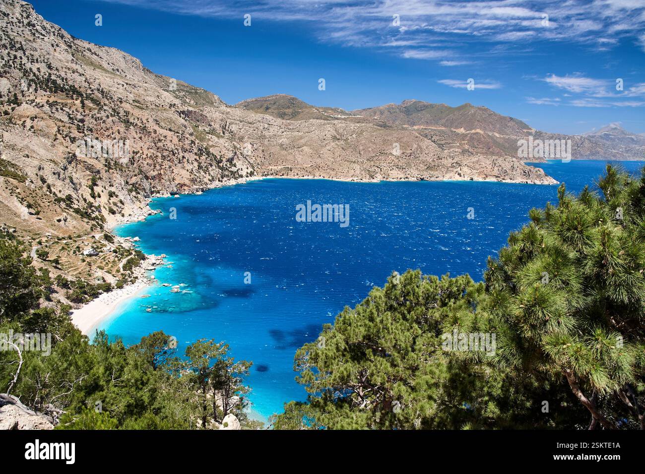 Apella beach in east coast of Karpathos island, Greece Stock Photo - Alamy