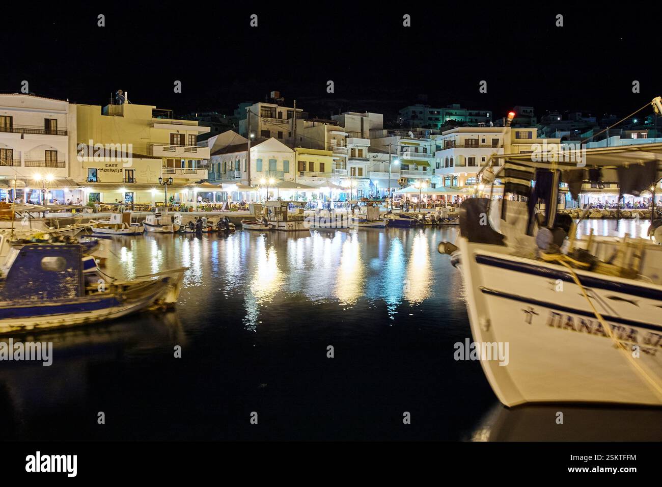 Pigadi, the capital of Karpathos island, Aegean sea, Dodecanese, Greece ...
