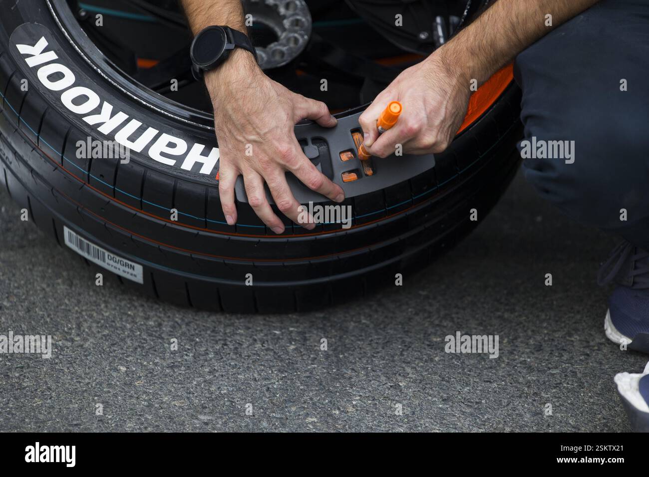 Jeddah, Saudi Arabia, 12/02/2025, pneus, tyres, tyre, during the Jeddah ...