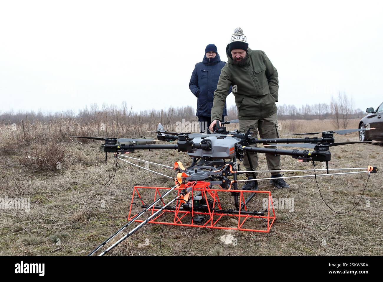 DEMYDIV, UKRAINE - FEBRUARY 11, 2025 - Postup Foundation founder ...