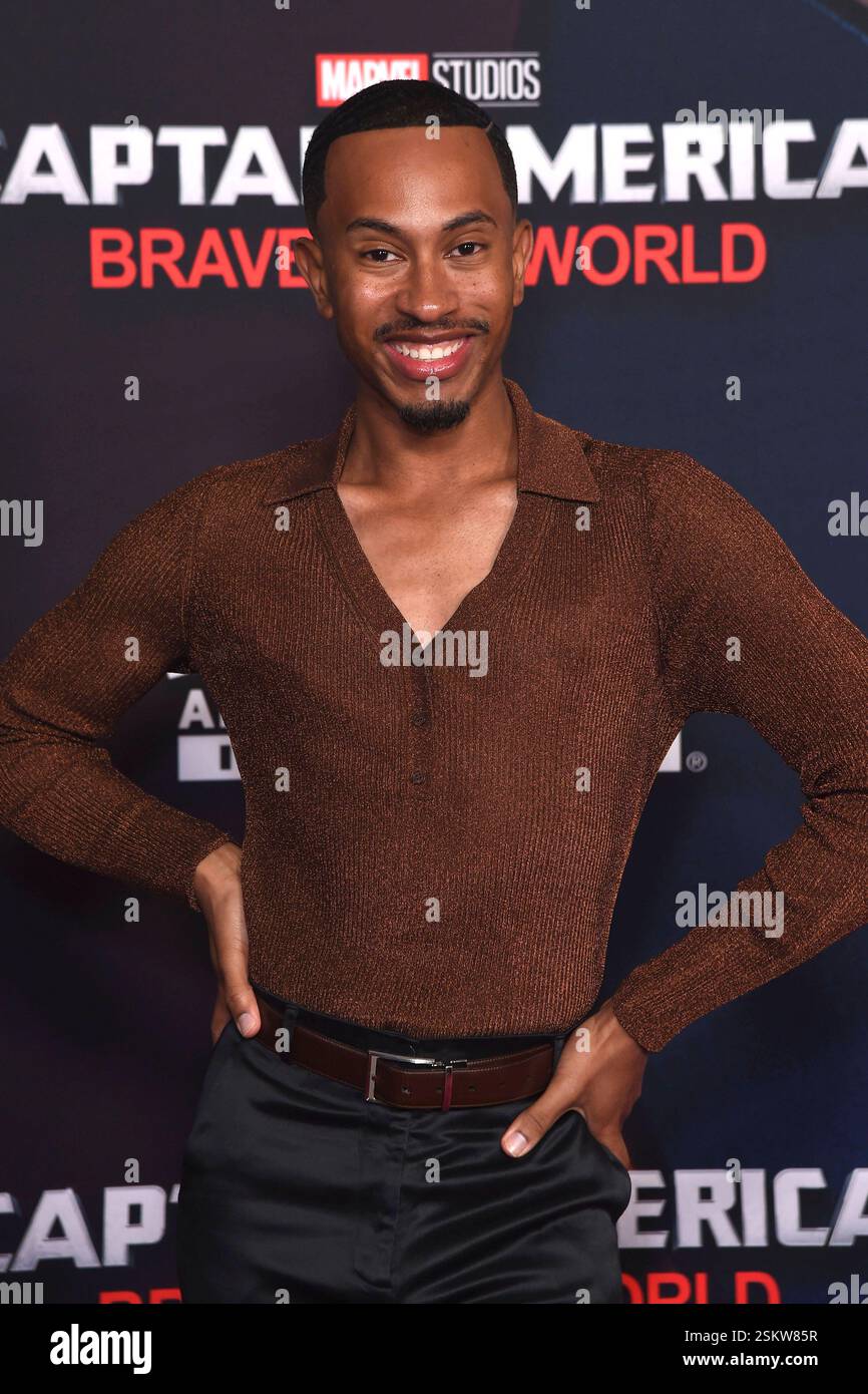 Kalen Allen bei der Weltpremiere des Kinofilms Captain America: Brave ...