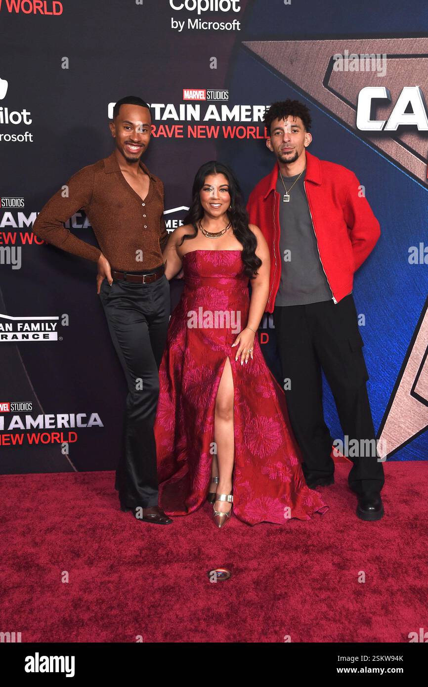 Kalen Allen, Brandi Marie King und Khleo Thomas bei der Weltpremiere ...