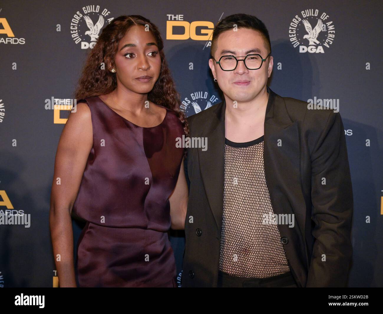 08 February 2025 - Beverly Hills, California - Ayo Edebiri and Bowen ...