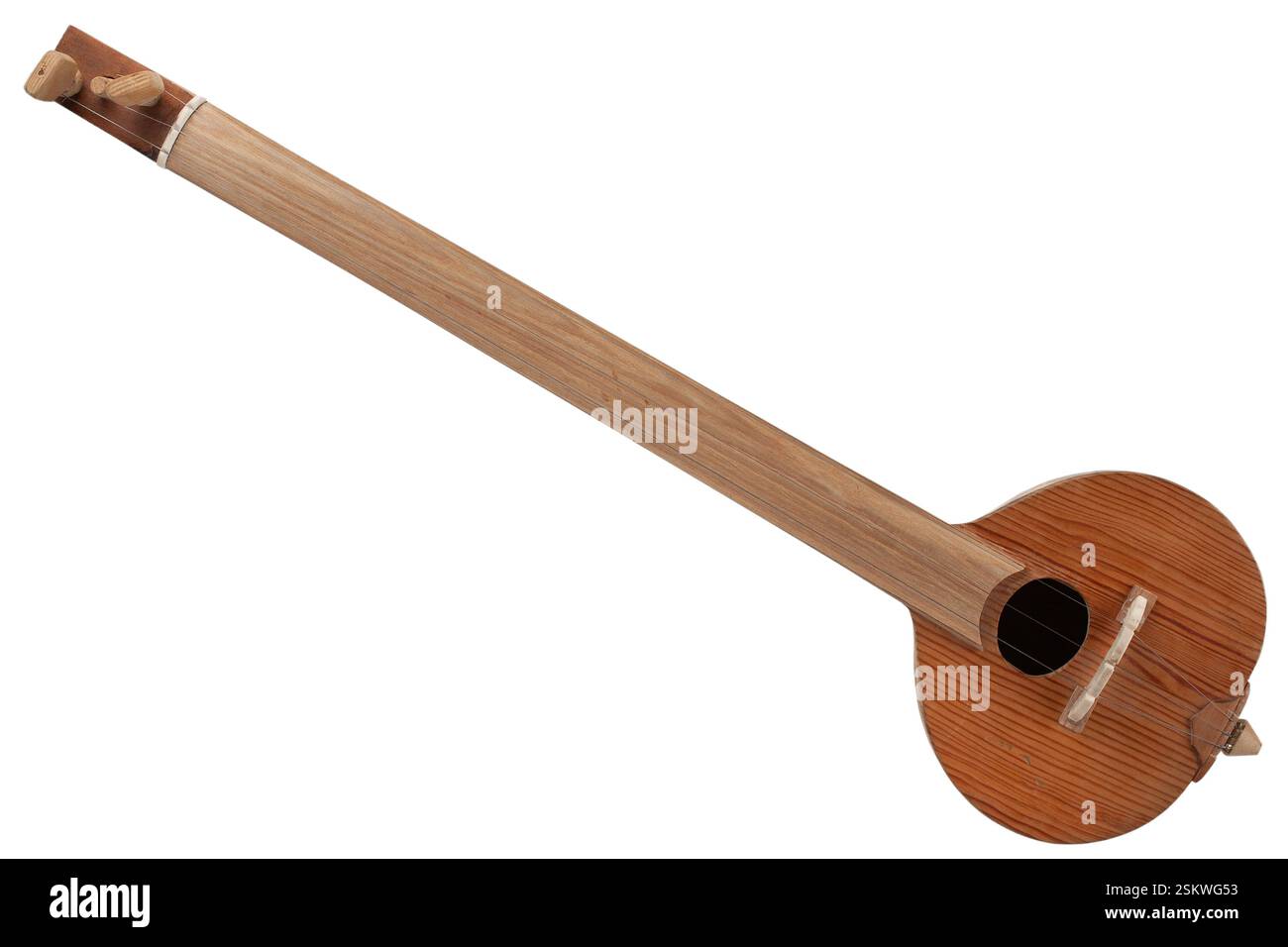 Turkish tambour. Long-necked folk string instrument of the lute family ...