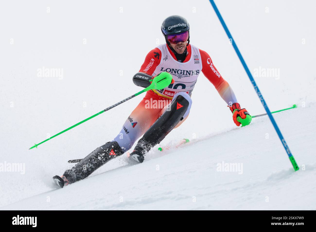 Saalbach, Austria. 12th Feb, 2025. FIS Alpine World Ski Championships ...