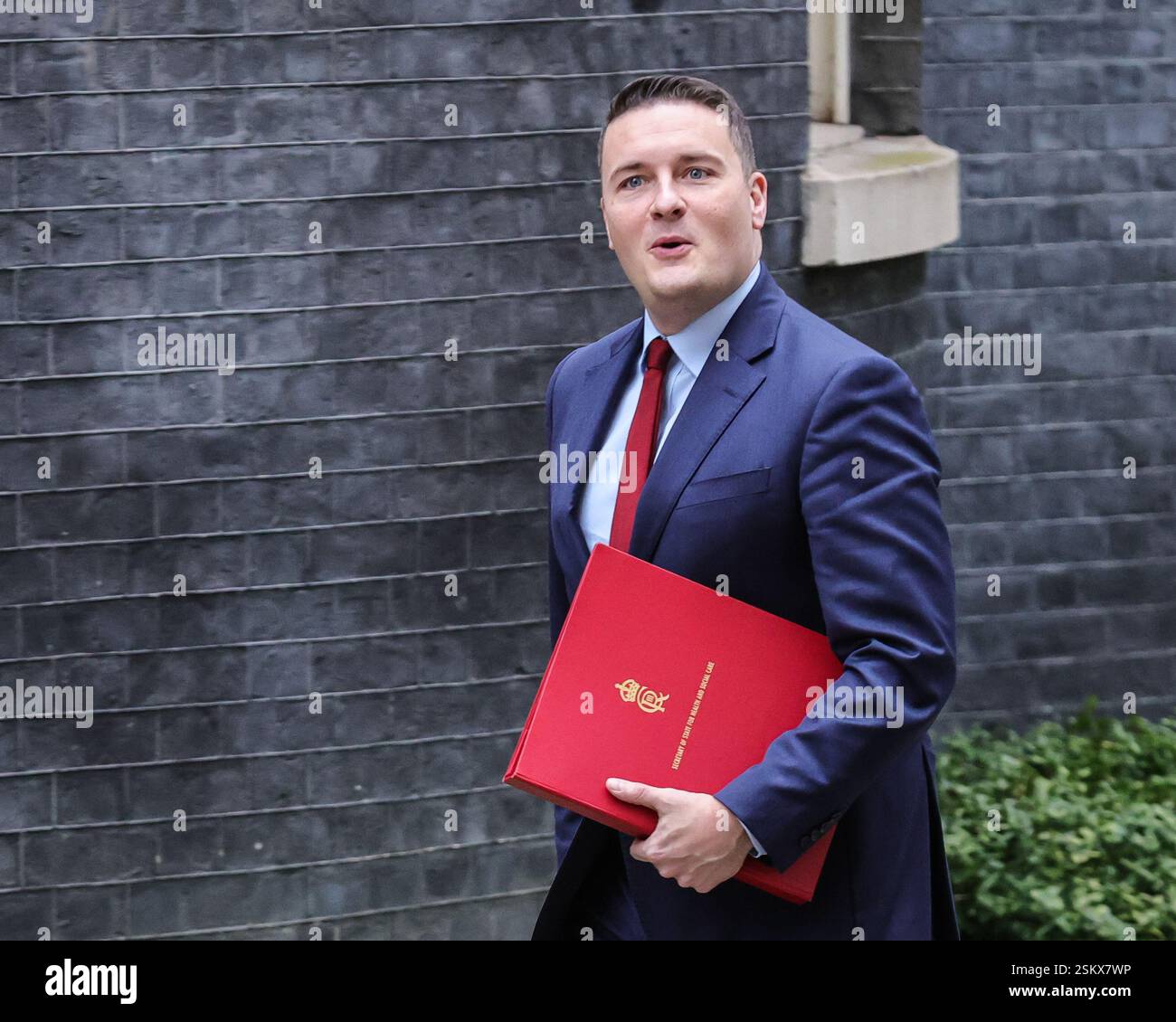 London, UK. 12th Feb 2025. Wes Streeting, Health Secretary, MP Ilford ...