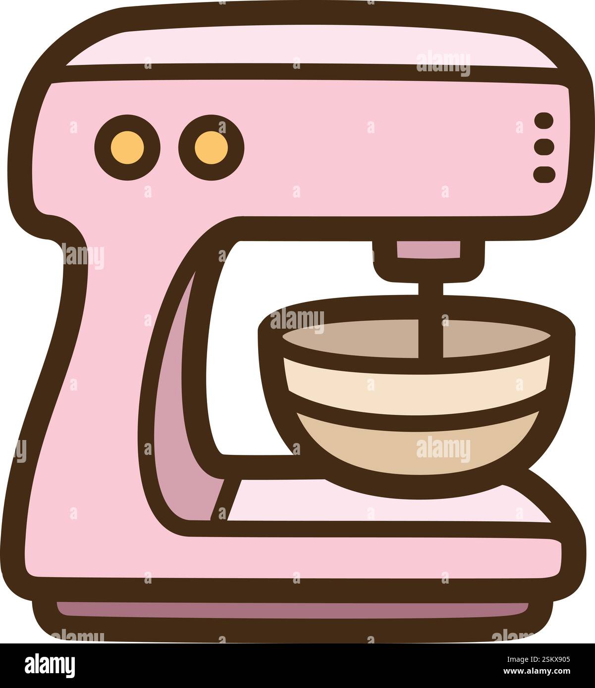 Freehand drawn cartoon blender Cut Out Stock Images & Pictures - Alamy