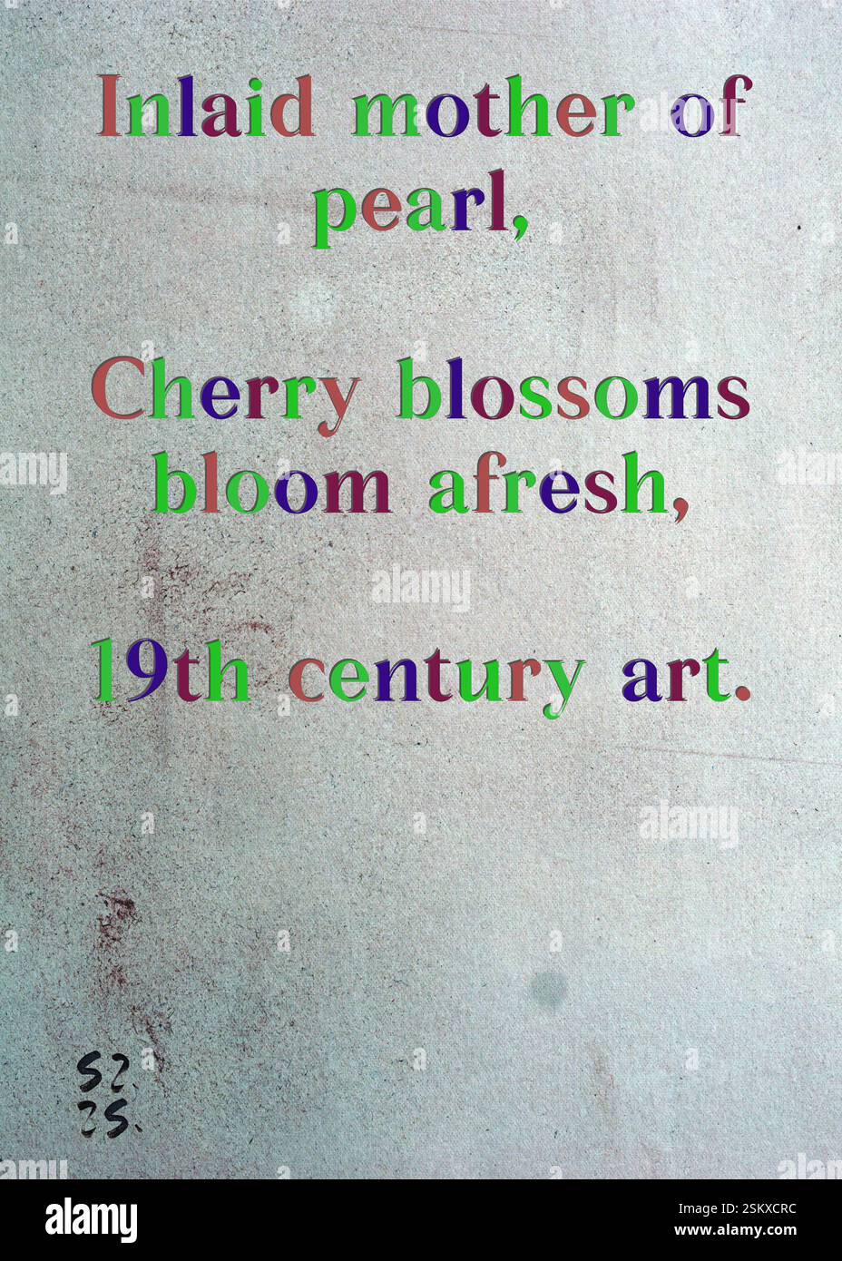 Inlaid mother of pearl, Cherry blossoms bloom afresh, 19th century art ...