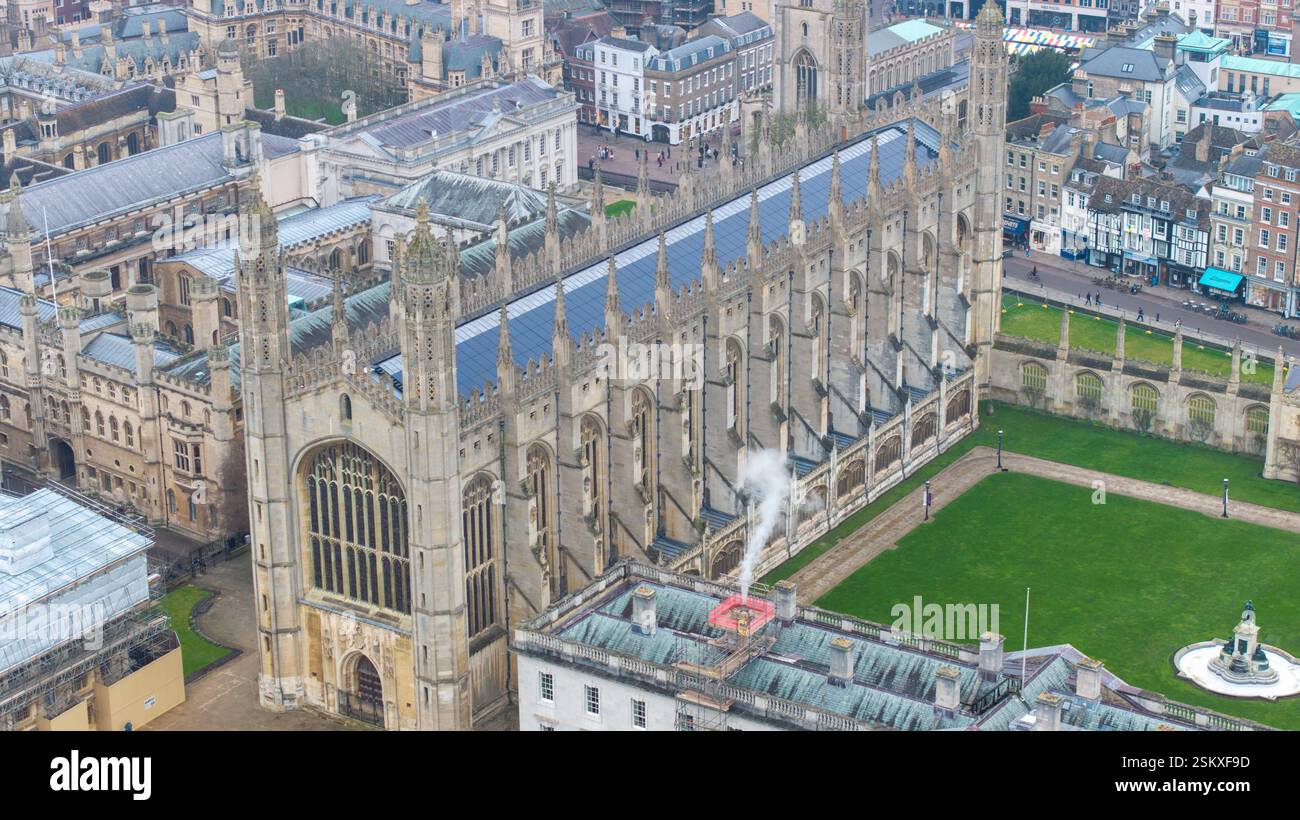 Picture dated Feb 11 2025 shows a general aerial view of Cambridge ...