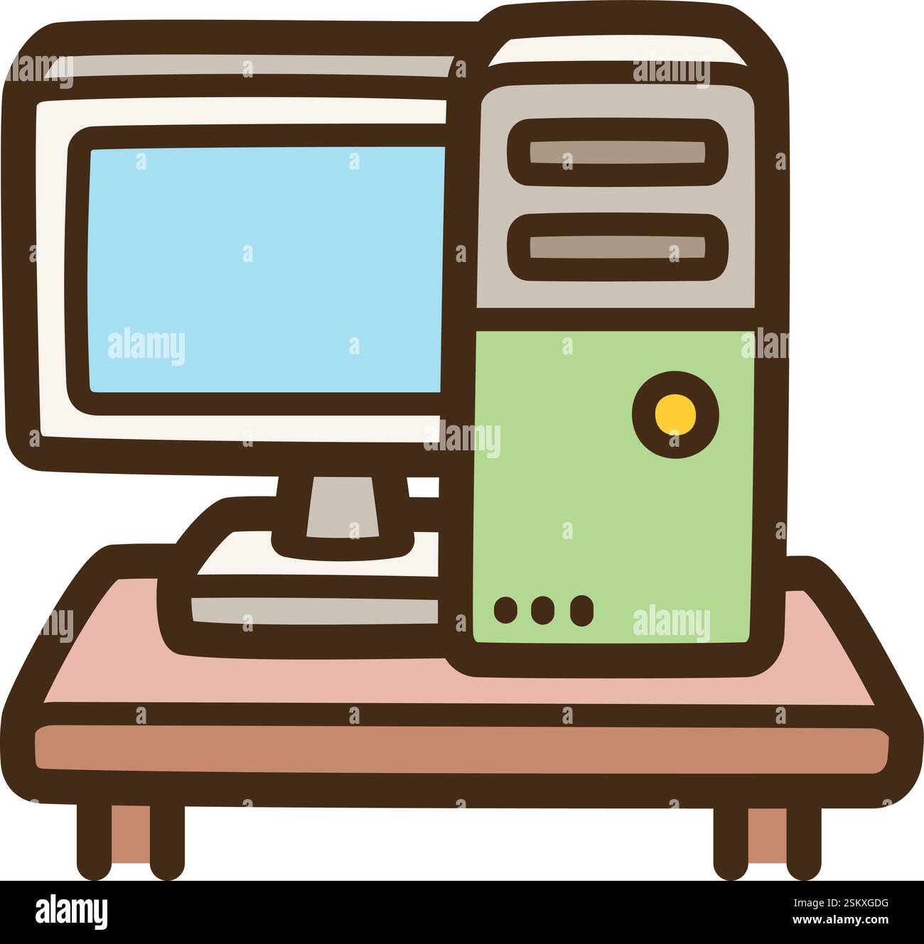 Workplace office room workroom workspace Stock Vector Images - Alamy