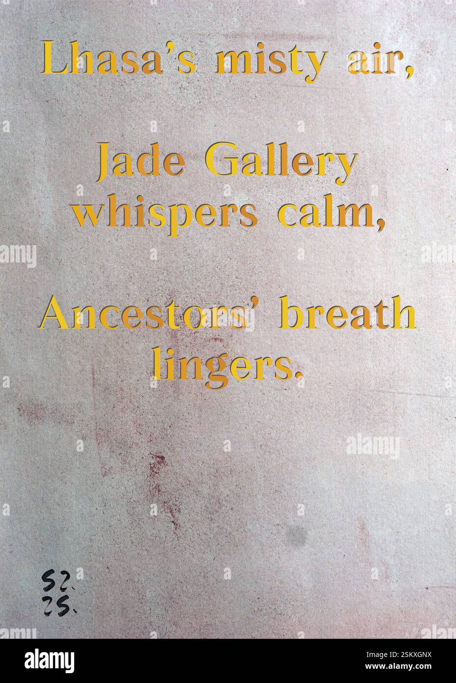 Lhasa's misty air, Jade Gallery whispers calm, Ancestors' breath ...