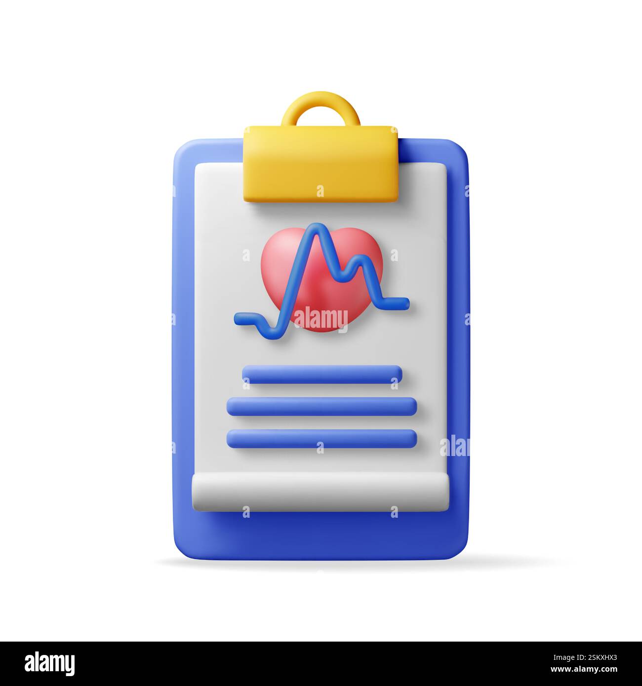 3d clipboard with medical check up sheet Stock Vector Image & Art - Alamy