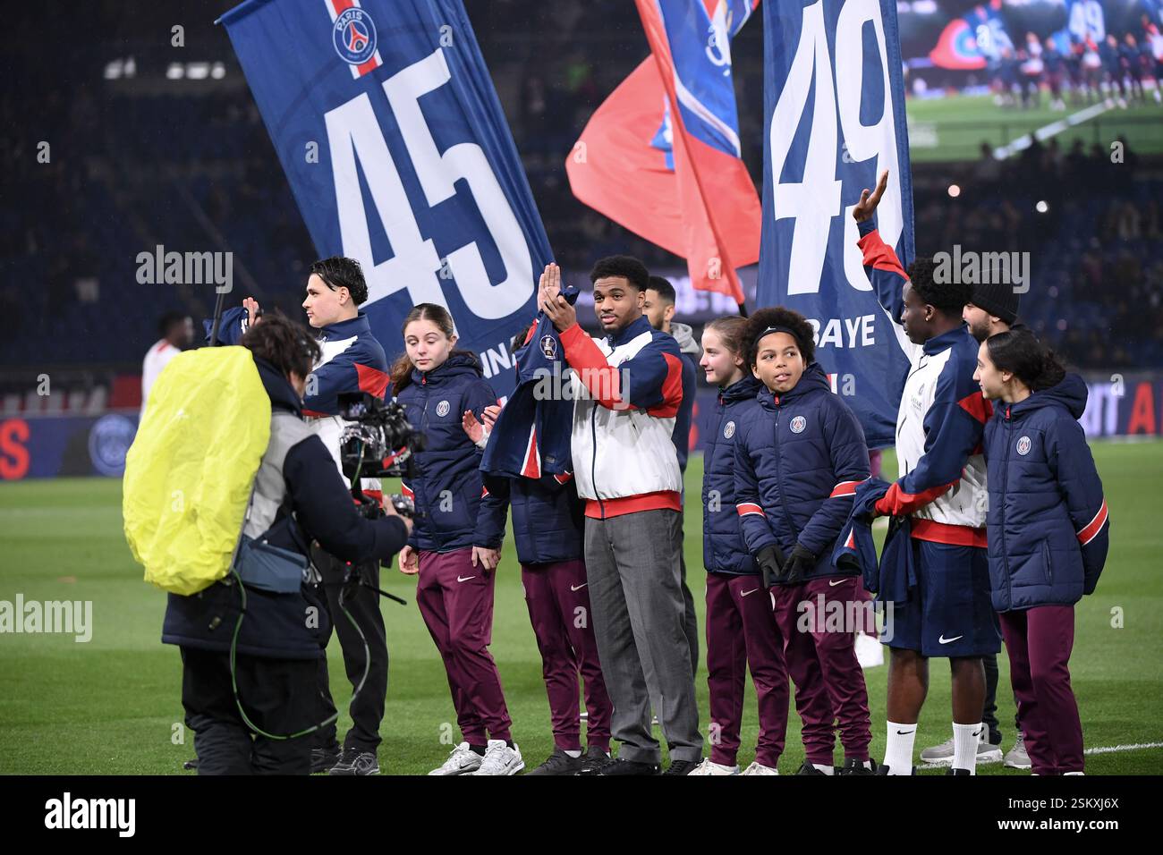 Ibrahim MBAYE - Naoufel EL HANNACH - 42 Yoram ZAGUE (psg) during the ...