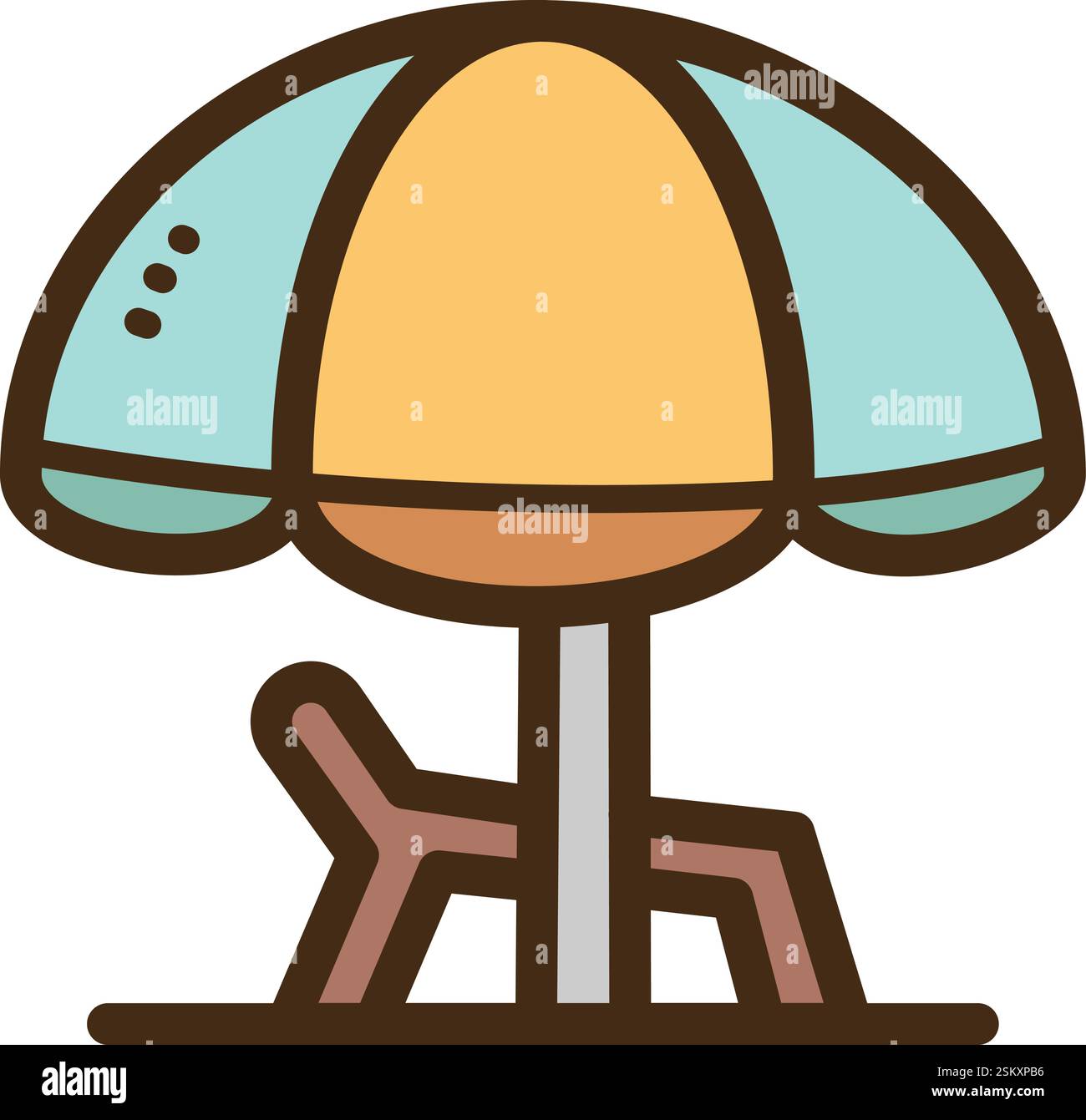 Patio vector doodle illustration and graphic. Part of home and interior ...