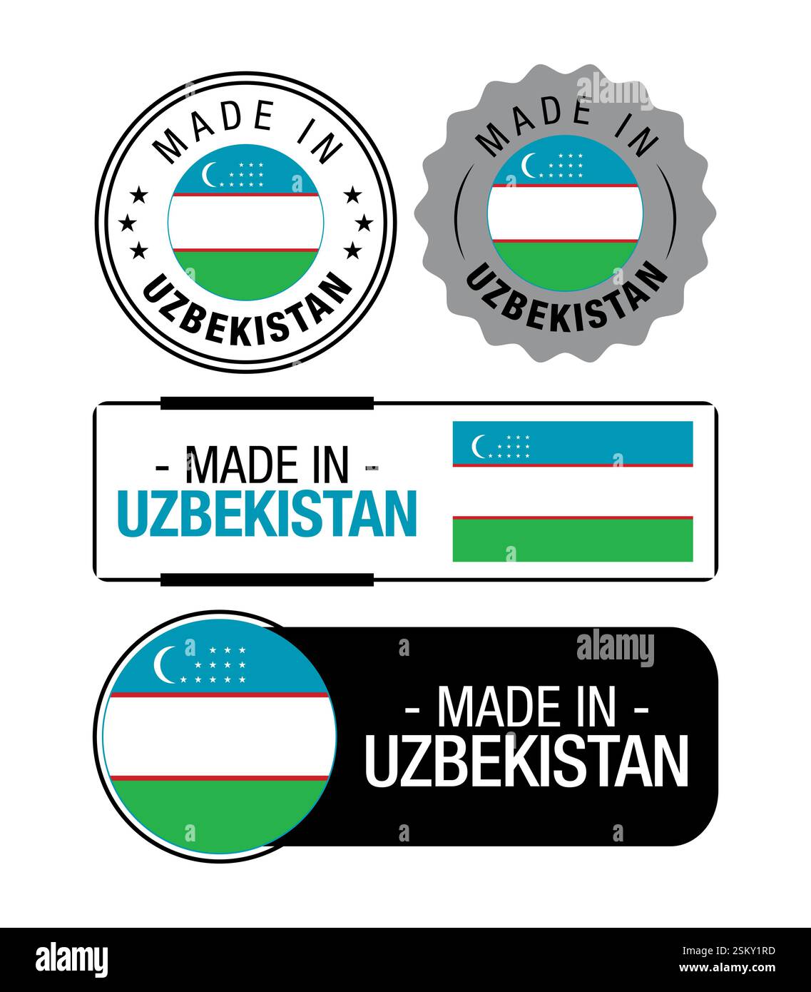 Made in country sticker hi-res stock photography and images - Alamy