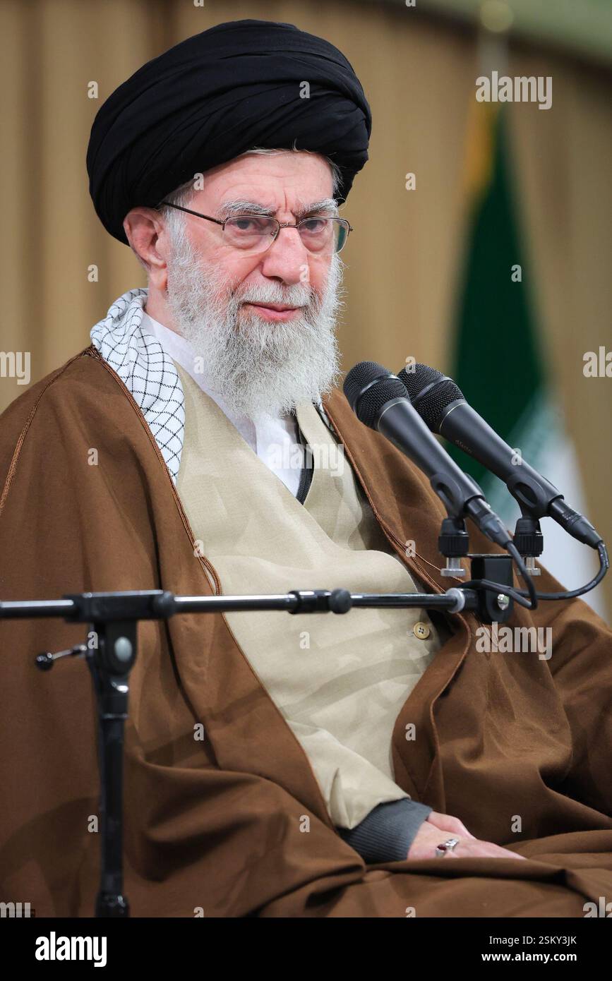 Tehran, Iran. 12th Feb, 2025. Iran's Supreme Leader Ayatollah ALI ...