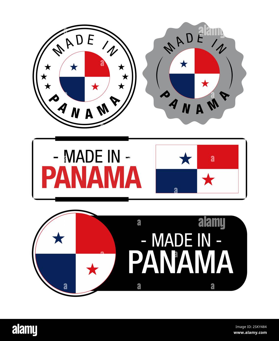 Made in panama vector vectors Stock Vector Images - Alamy