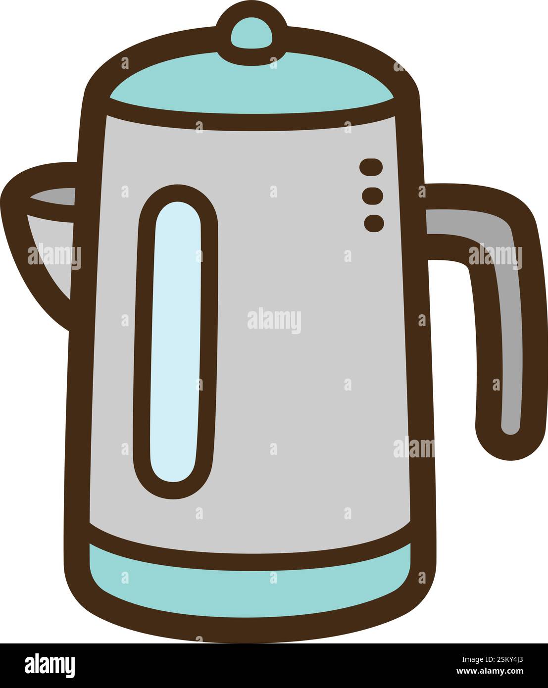 Water jug vector doodle illustration and graphic. Part of home ...