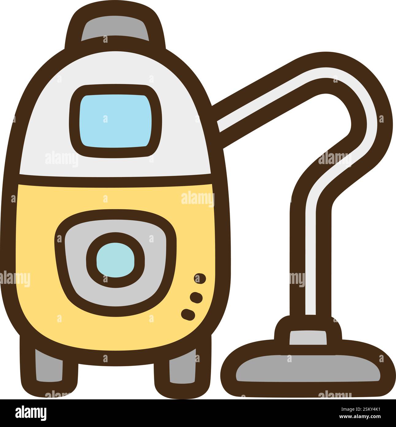 Vacuum cleaner vector doodle illustration and graphic. Part of home ...