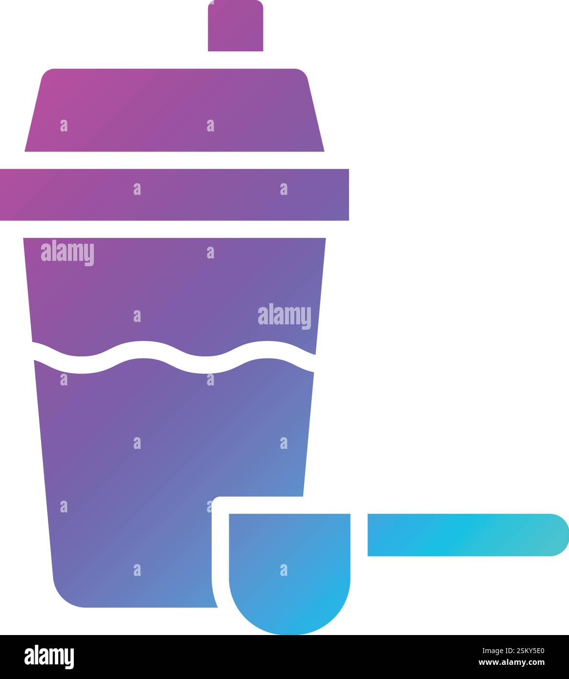 Protein shake icon Cut Out Stock Images & Pictures - Alamy