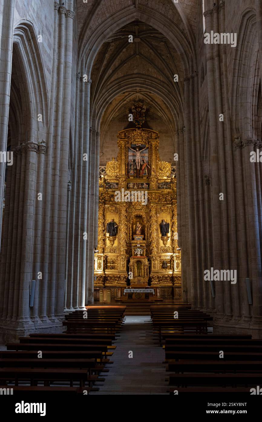 Main altarpiece, 17th century, baroque style, Monastery of Santa Maria ...